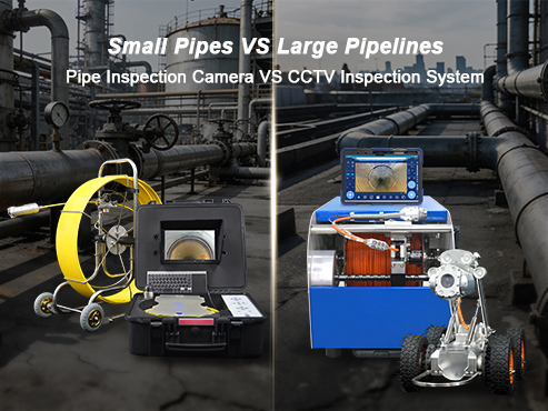 Pipe camera or cctv inspection robot, Which Is suitable for you?